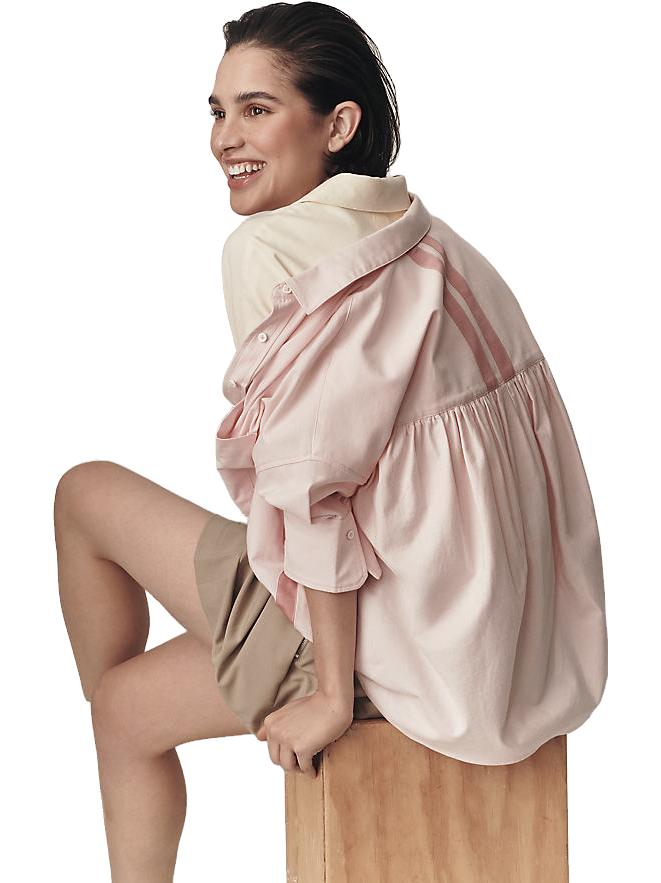 MAEVE Maeve Mabel Boxy Oxford Shirt Top